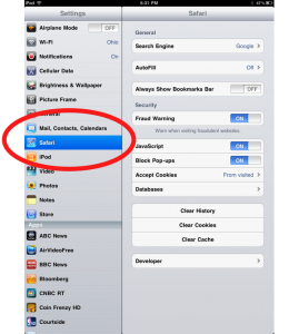 iPad Basics: How to Always Display the Bookmarks Bar in the Browser ...