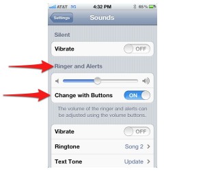 Basics: The iPhone’s Separate Volume Controls for Ringtones and General ...