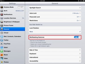 iPad Basics: Multitasking Gestures Using Four or Five Fingers – Art of ...